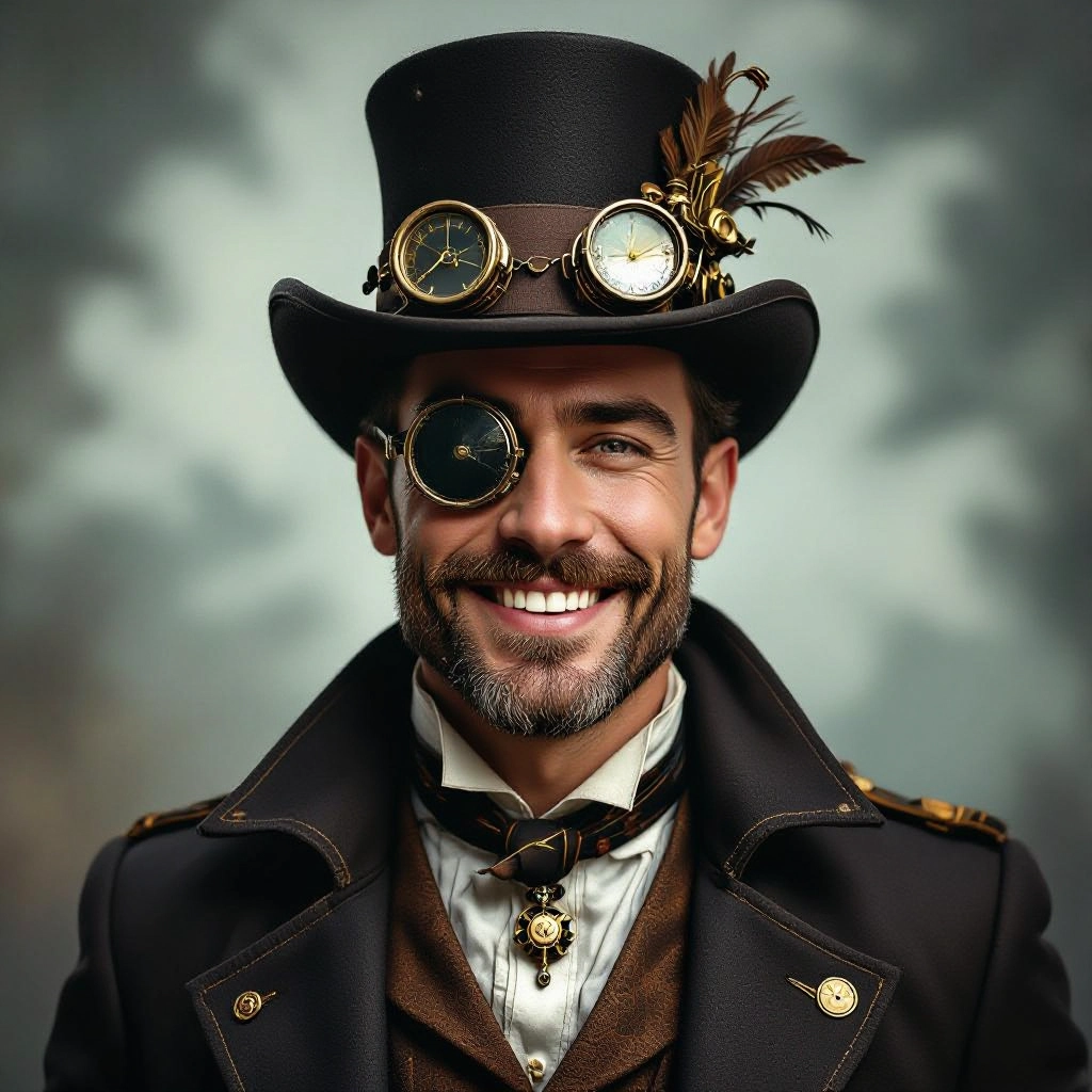 Steampunk Image Generator - Brass & Gear Art